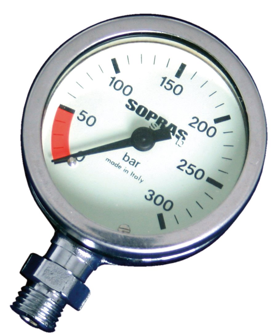 SOPRAS TEK manometer 300 bar - Dykker instrumenter - BPdiving.dk V ...